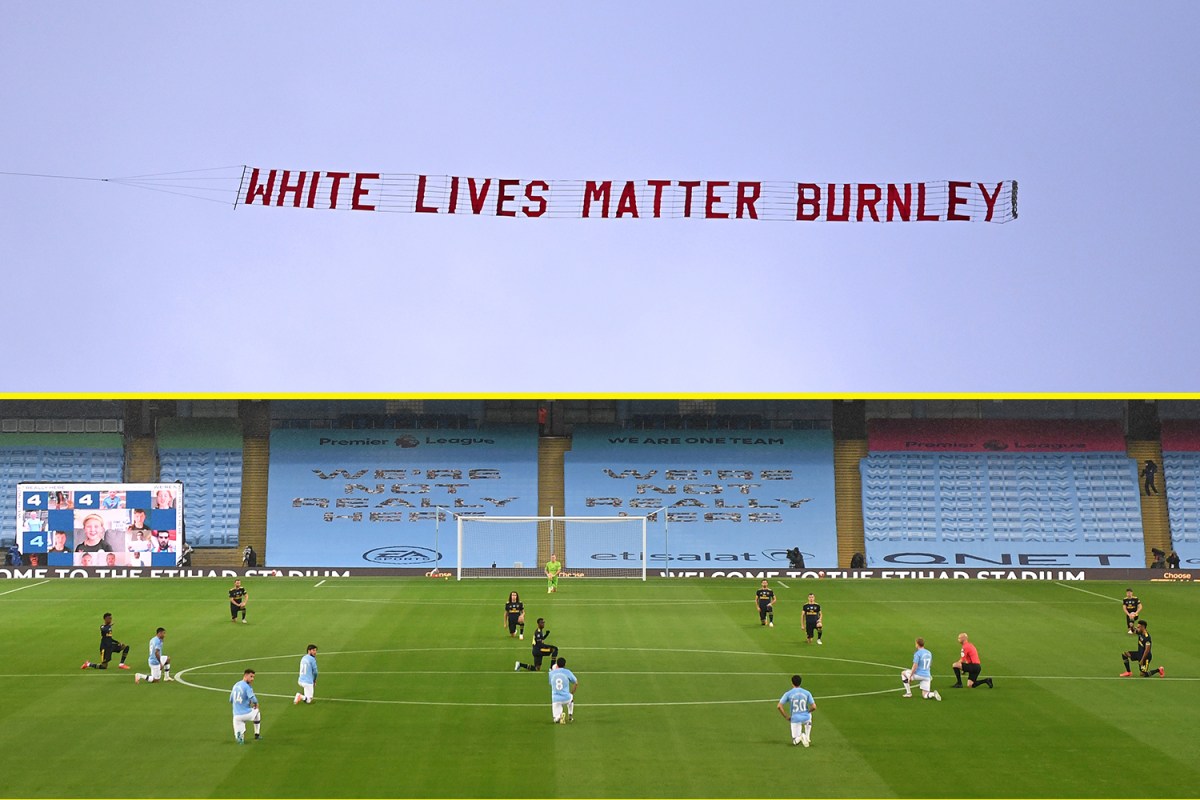 Burnley “Ashamed and Embarrassed” With Banner Flown Above the Ethiad.